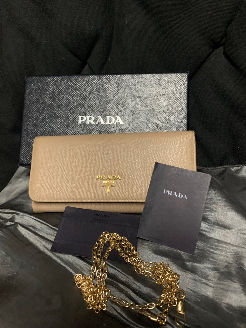 Authentic PRADA Wallet, Luxury, Bags & Wallets on Carousell