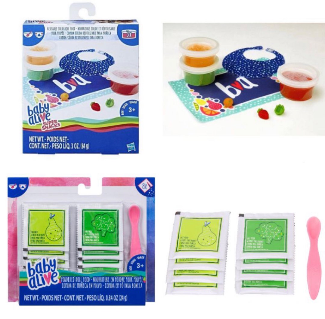 Baby Alive Doll Powdered Food and Reusable Food, Hobbies & Toys, Toys ...