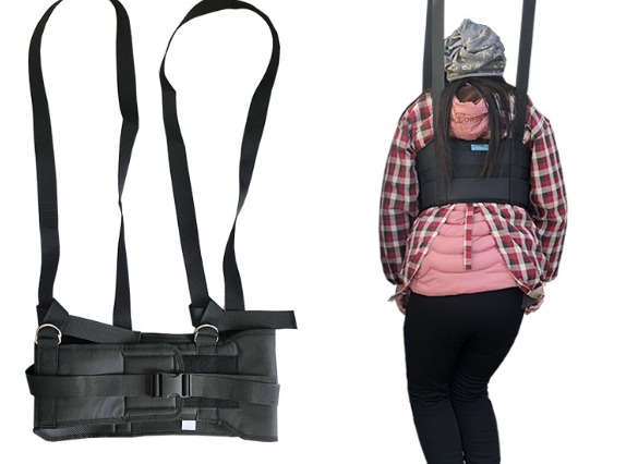 (BNIB)Back Stretcher Decompression Belt Lumbar Traction Inversion Table ...