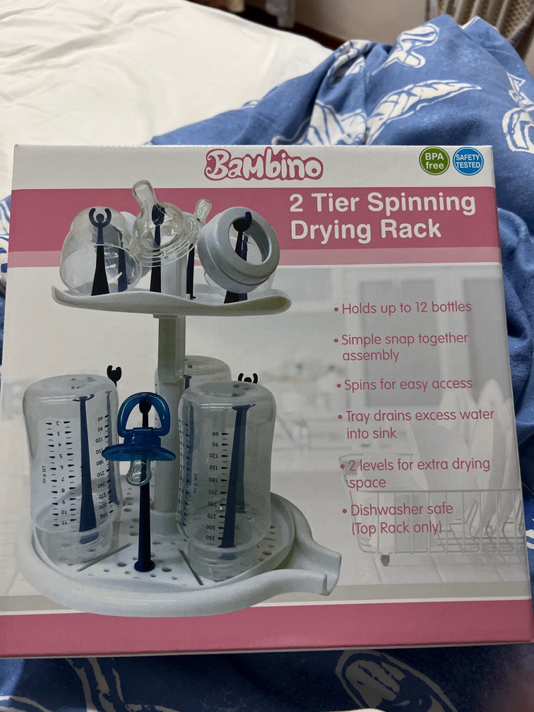 Bambino 2 Tier Spinning Drying Rack, Babies & Kids, Nursing & Feeding ...