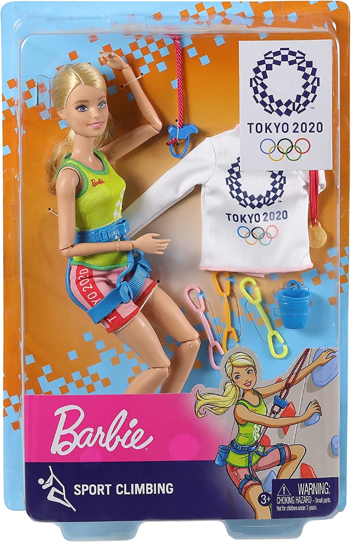 Barbie Olympic Games Tokyo 2020 Sport Climbing Doll. READY STOCK, ships ...