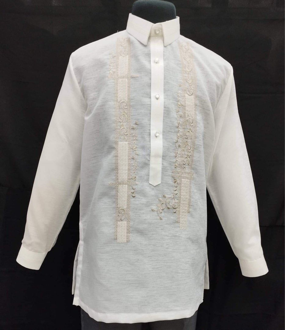 Barong Tagalog, Men's Fashion, Tops & Sets, Formal Shirts on Carousell