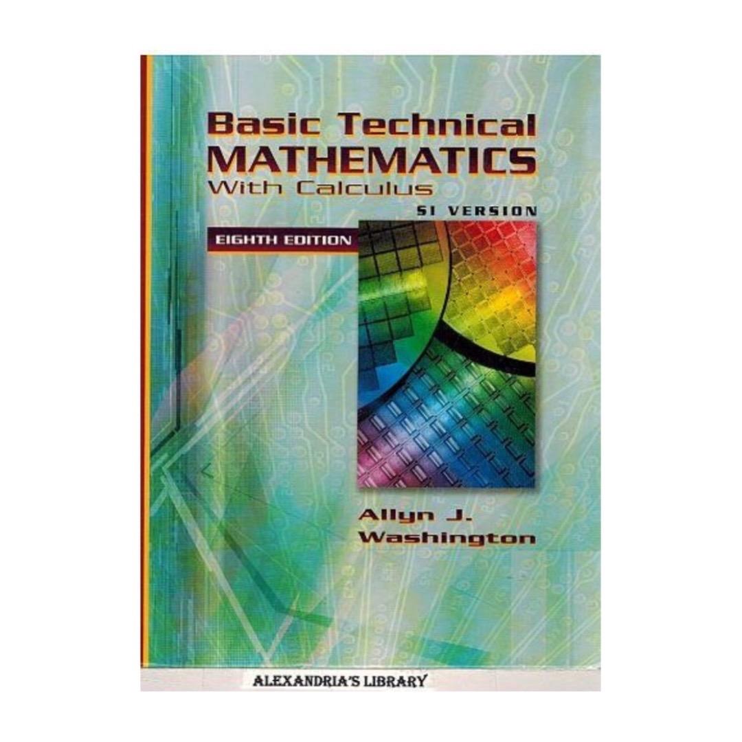 Basic Technical Mathematics With Calculus SI Version 8th Edition ...