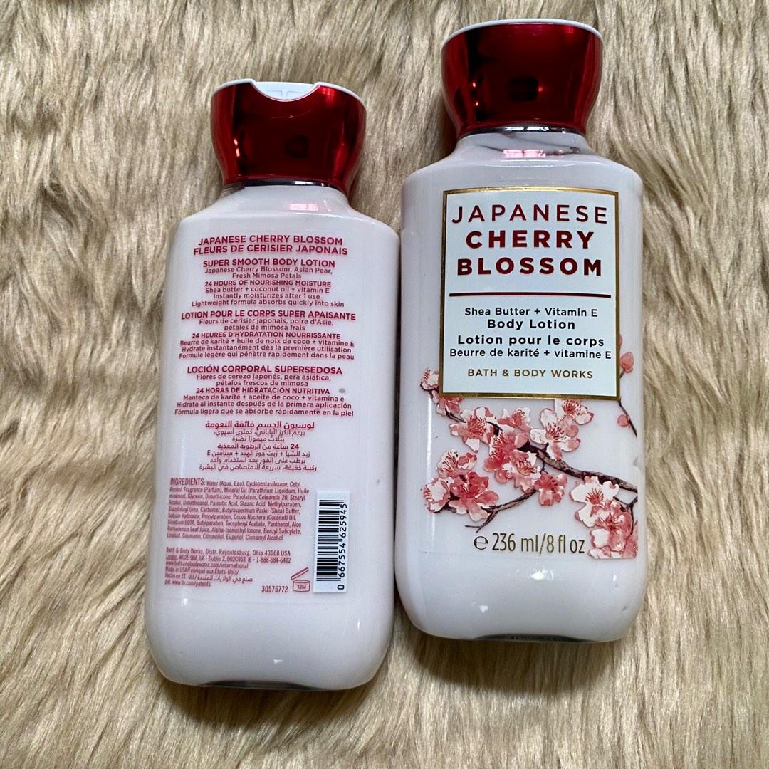 BBW Bath and Body Works Japanese Cherry Blossom Body Lotion 236ml ...