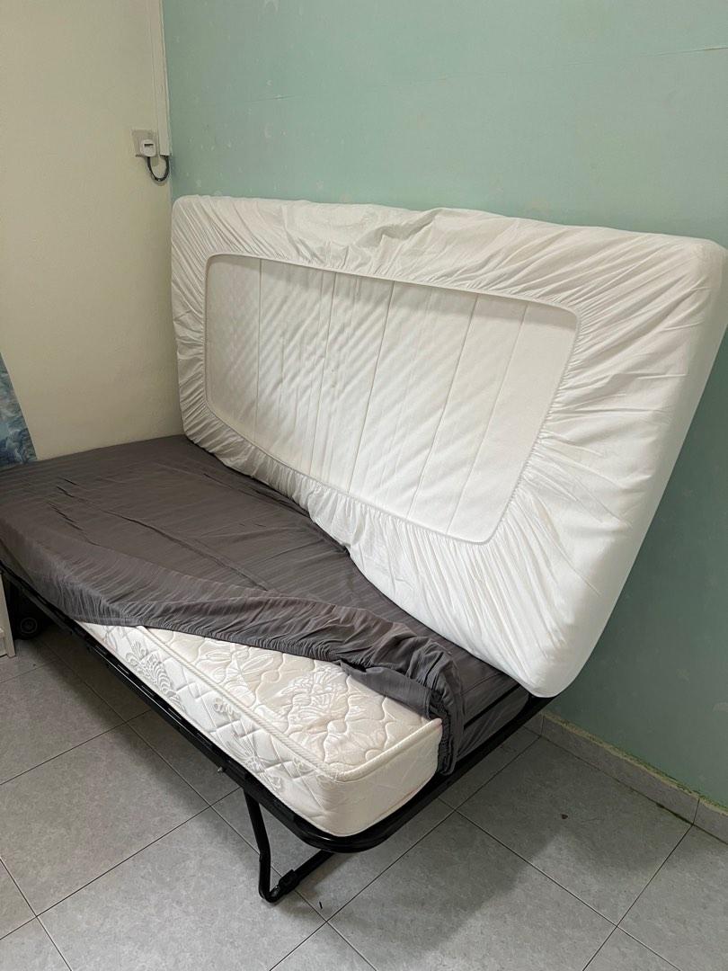 bed and matrices, Furniture & Home Living, Furniture, Bed Frames ...