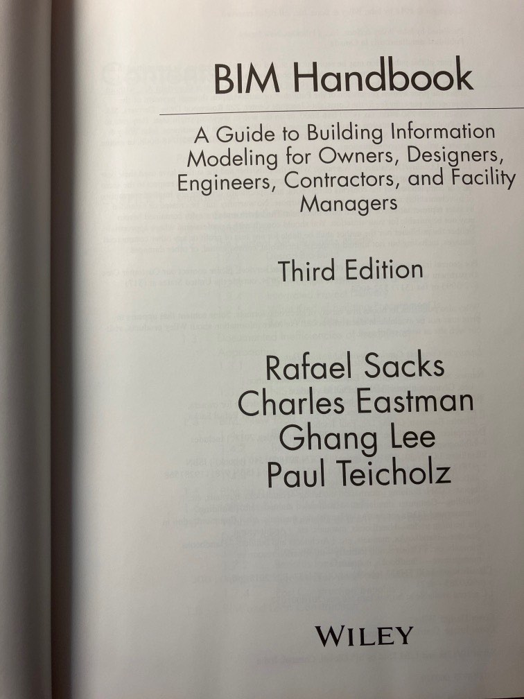 BIM Handbook - 3rd Edition, 興趣及遊戲, 書本 & 文具, 教科書 - Carousell