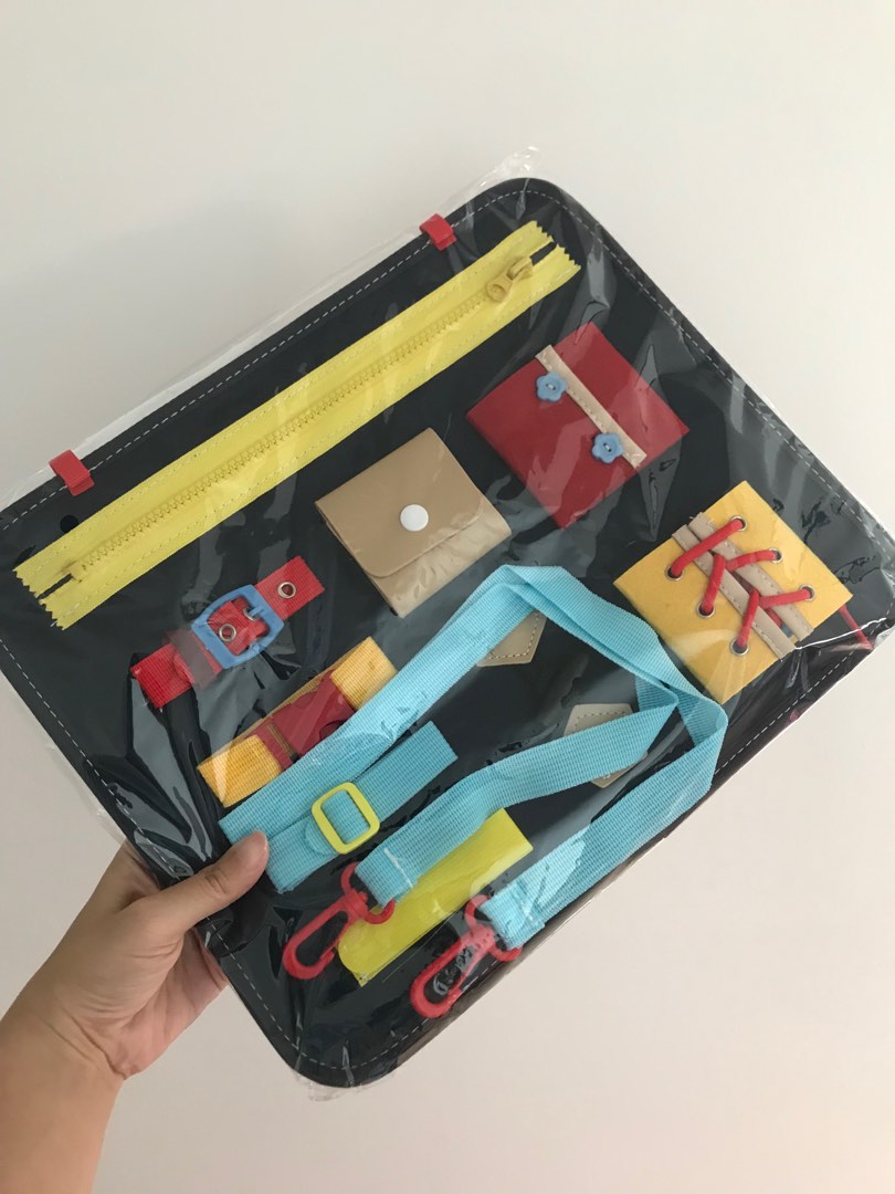 BNIB - Toddler Montessori felt busyboard, Hobbies & Toys, Toys & Games ...