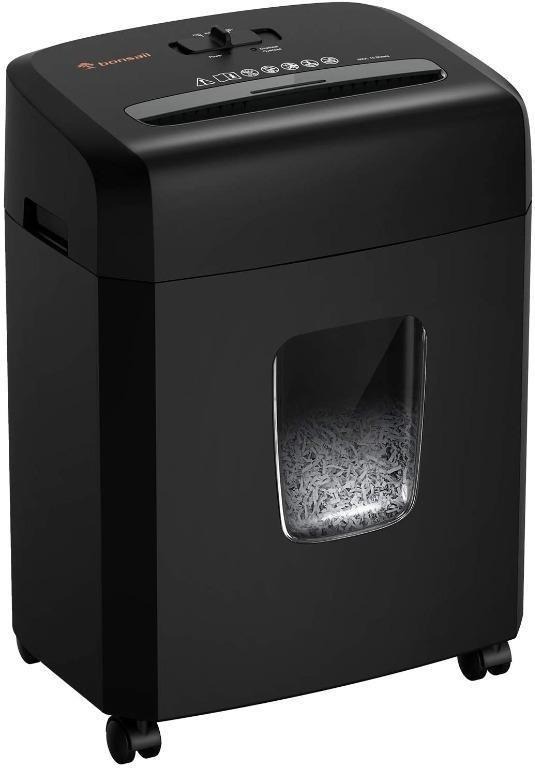Bonsaii Heavy Duty Cross-Cut Paper Shredder, 10-Sheet Shredder for Home ...