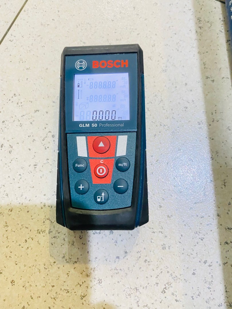 Bosch GLM 50 Laser Distance Measurer, TV & Home Appliances, Other Home Appliances on Carousell