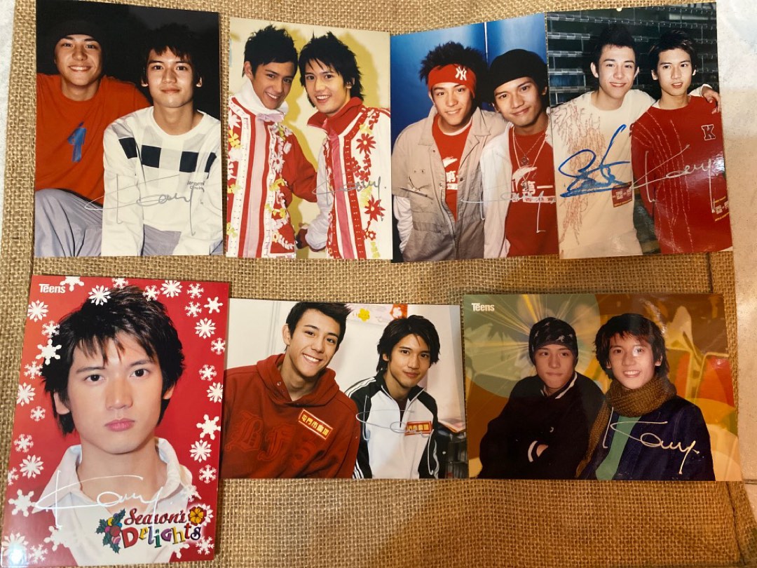Boyz Kenny 開智斌 Steven 張致恆 親筆簽名相 7張, 興趣及遊戲, 收藏品及紀念品, 明星周邊 - Carousell