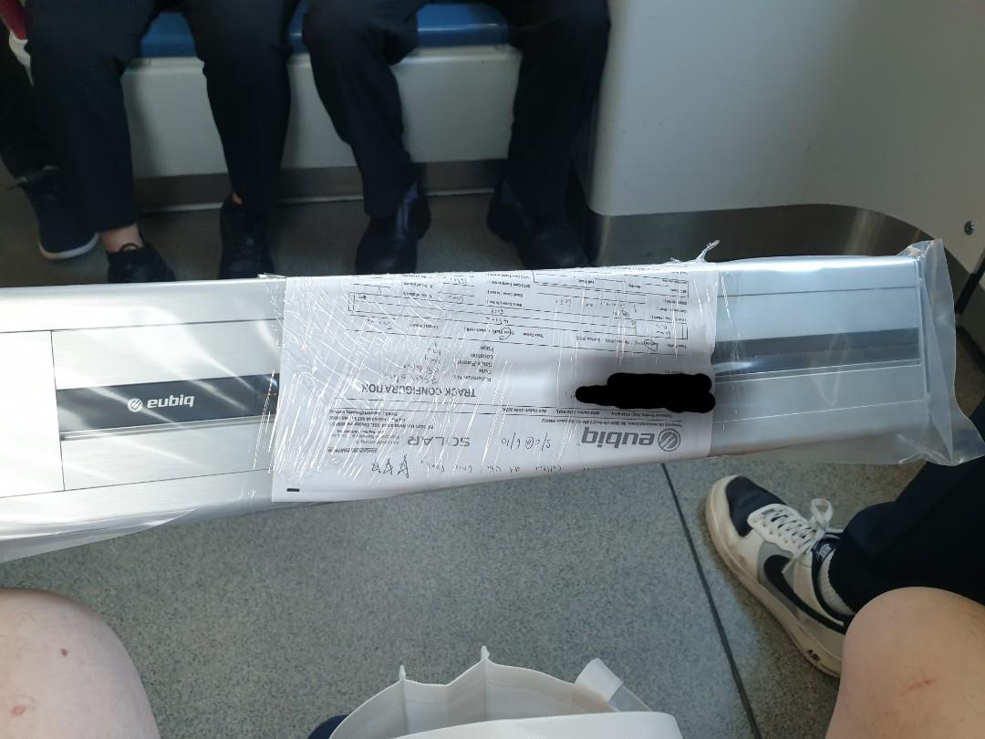 Brand new Eubiq surface mounted track 0.5m, Computers & Tech, Parts ...