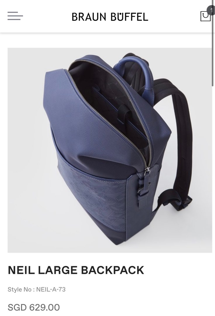 Braun buffel backpack, Luxury, Bags & Wallets on Carousell