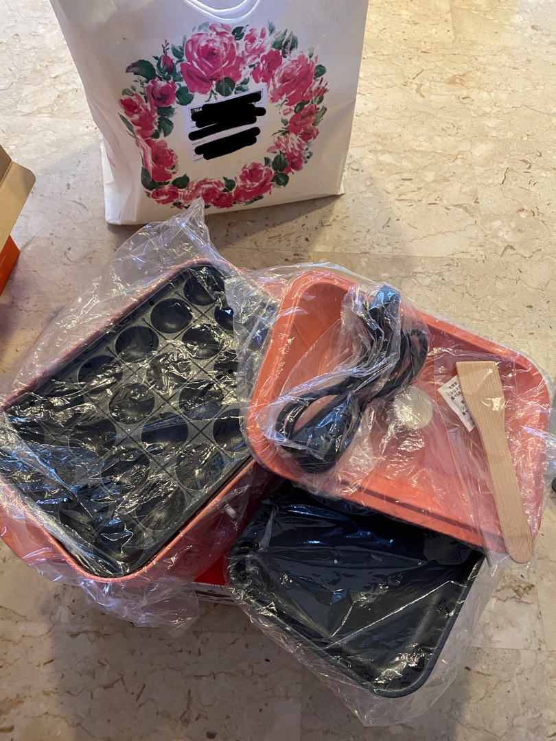 Bruno Compact Hotplate (Coral Pink), TV & Home Appliances, Kitchen ...