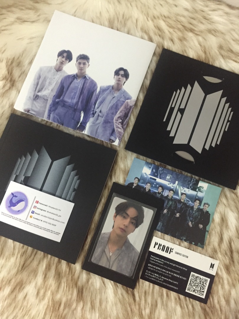BTS Proof Compact Edition Set - Taehyung Random PC, Hobbies & Toys, Memorabilia & Collectibles ...