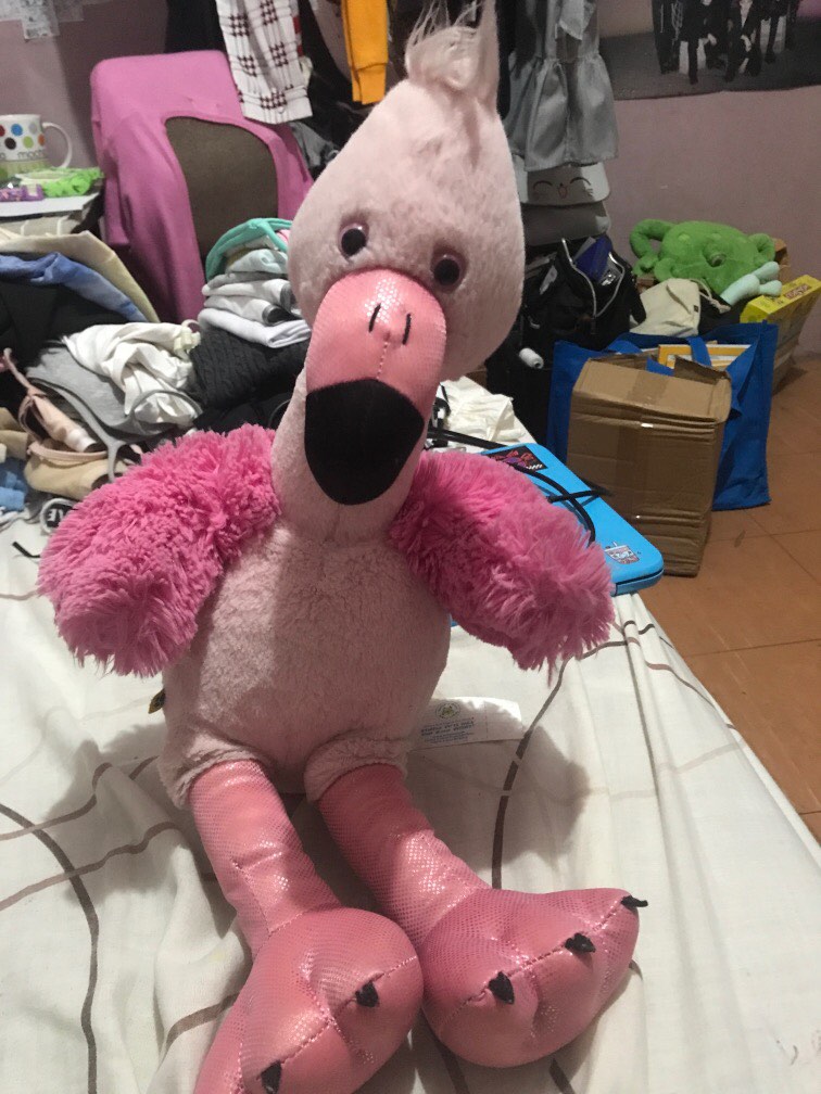 BUILD A BEAR FLAMINGO PLUSH, Hobbies & Toys, Toys & Games on Carousell