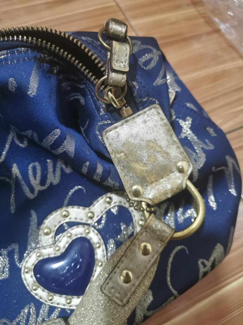 Coach limited edition Signature script bag, Luxury, Bags & Wallets on ...