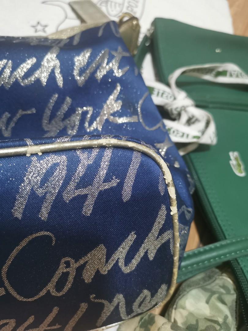 Coach limited edition Signature script bag, Luxury, Bags & Wallets on ...