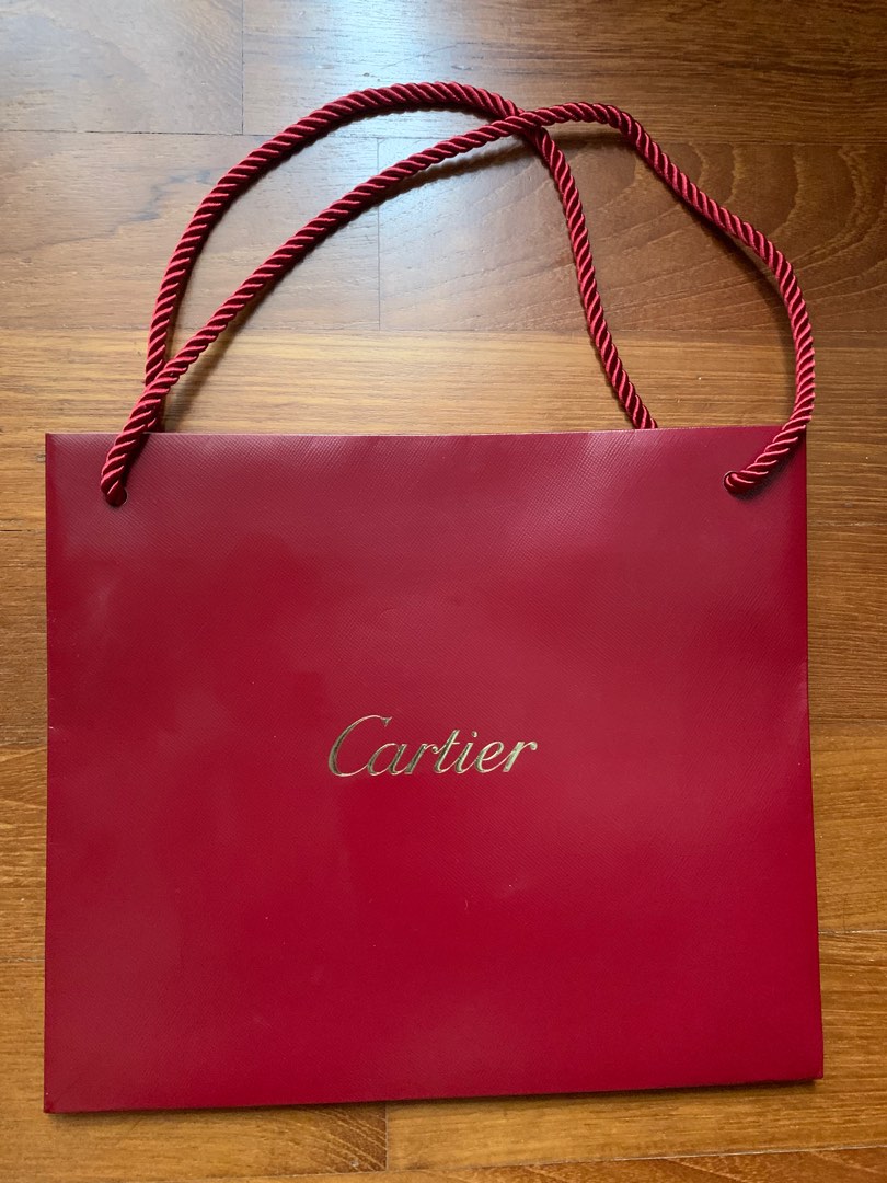 Cartier Small Paper Bag , Luxury, Accessories on Carousell