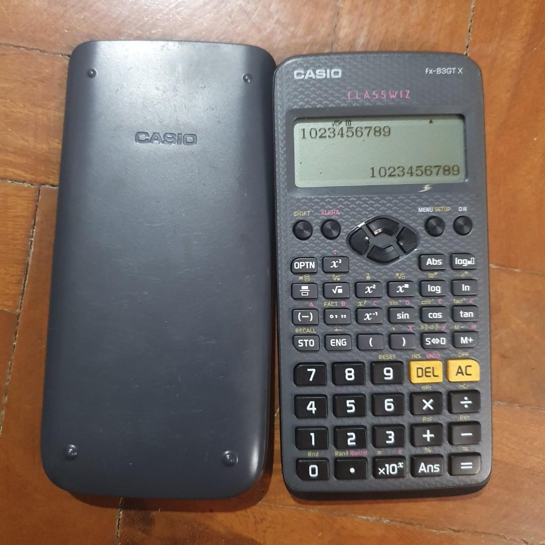 Casio Classwiz Fx-83GTX Scientific Calculator, Hobbies & Toys ...