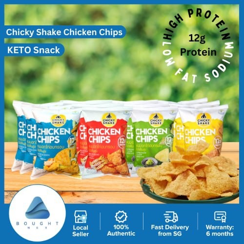 Chicky Shake Crispy Snack High Protien 4 Flavors 14g, Food & Drinks ...