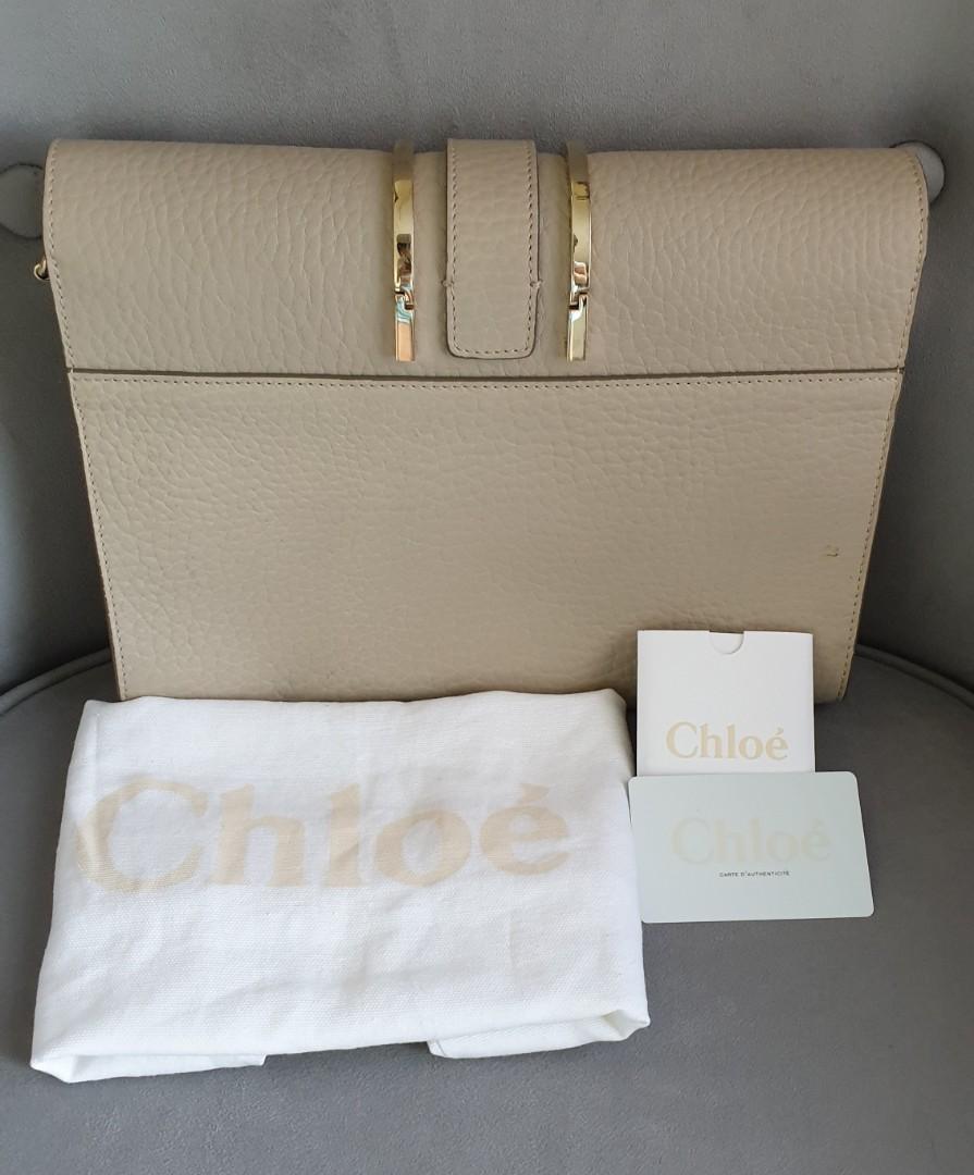 Chloe Bronte Sandshell Bag, Women's Fashion, Bags & Wallets, Shoulder ...