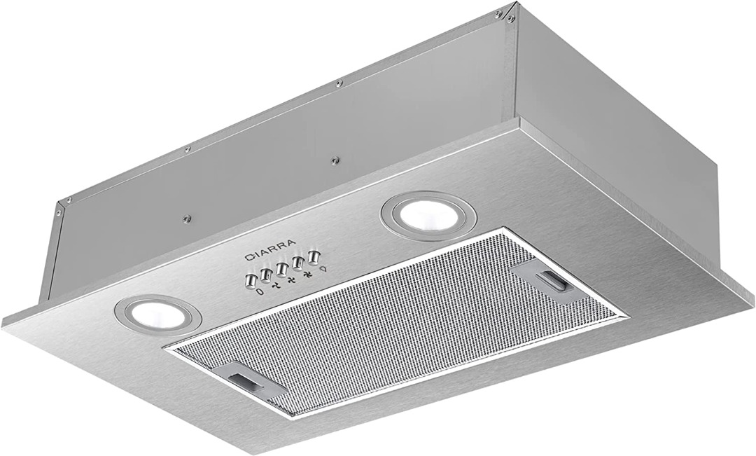 CIARRA CBCS5913A Integrated Cooker Hood 52cm Stainless Steel Built in ...