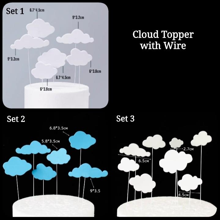 Cloud Topper with Wire cake Topper, Furniture & Home Living ...