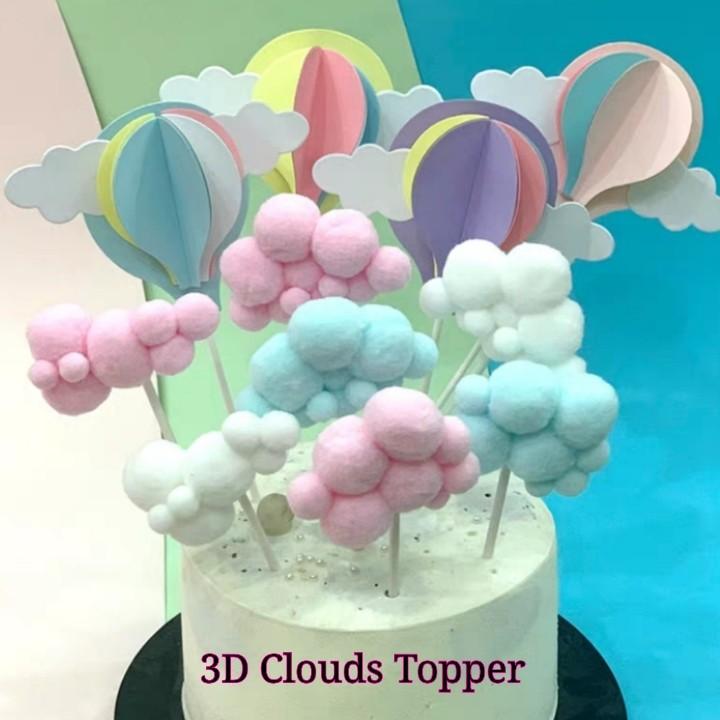 Cloud Topper with Wire cake Topper, Furniture & Home Living ...