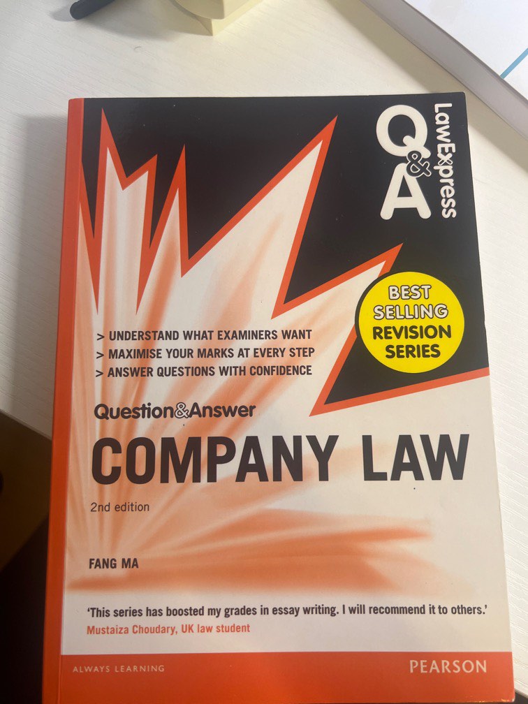 Company Law Question and Answer (2nd Edition), 興趣及遊戲, 書本 & 文具, 教科書 ...