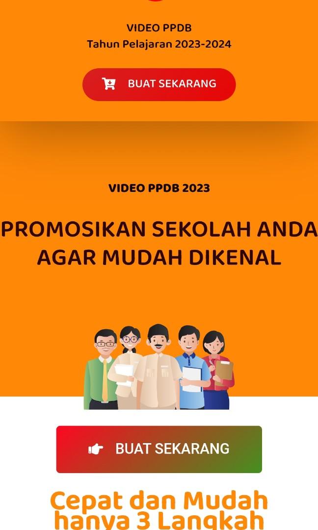 Contoh Iklan Promosi Sekolah PPDB Terbaru Tahun 2023-2024, Desain ...