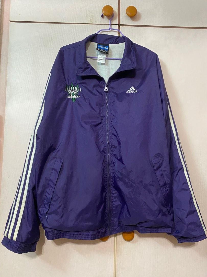Wolves Adidas Purple Jacket Heritage Wolves, Men's Fashion, Coats ...