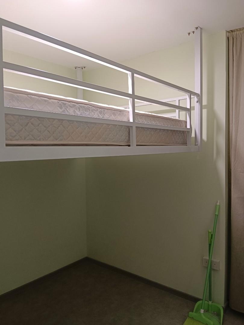 Customize queen size ceiling loft bed, Furniture & Home Living ...