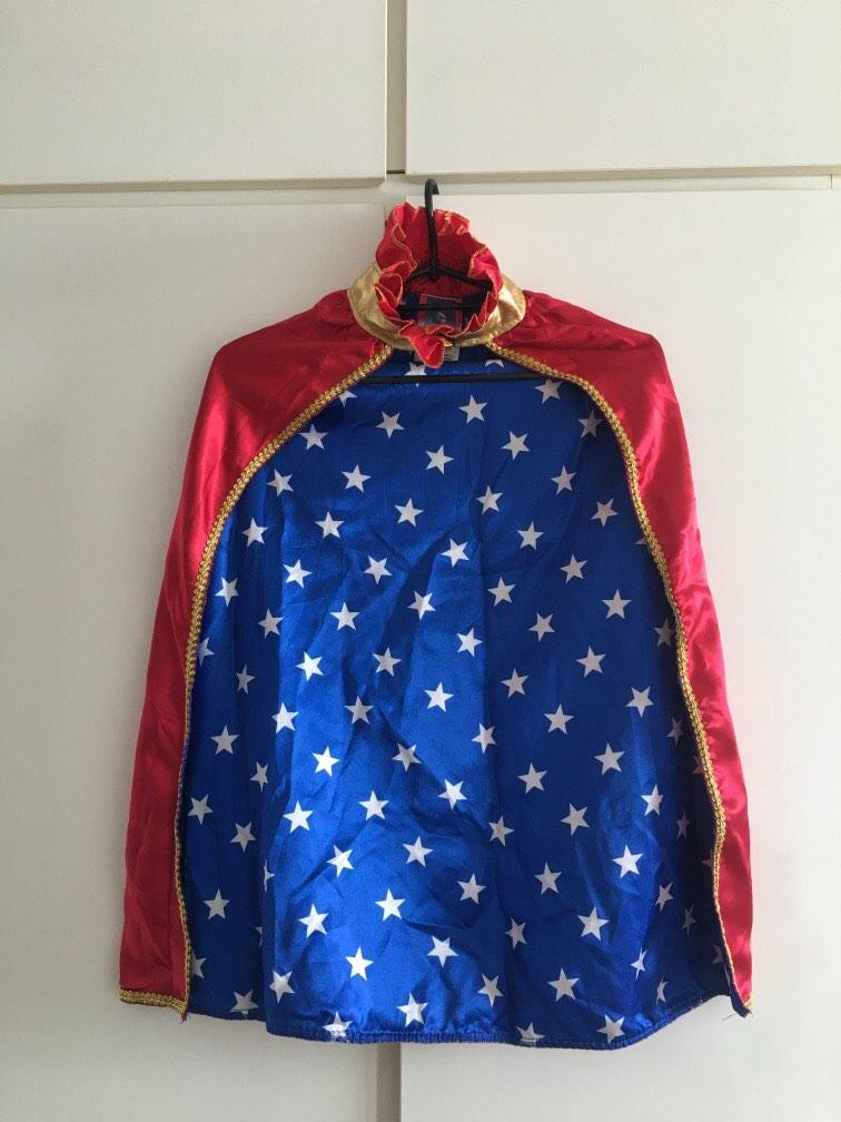 DC Comics Wonder Woman Cape Costume Spotlight, Women's Fashion, Coats ...
