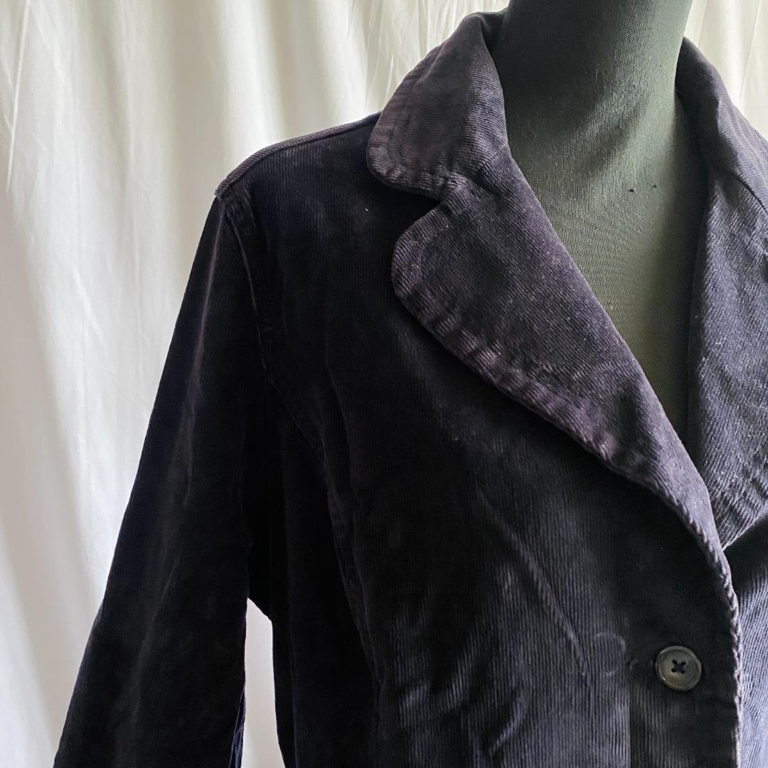 Deep Purple Velvet Jacket / Cardigan, Women's Fashion, Coats, Jackets ...