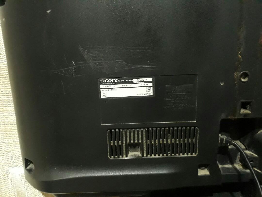 Devant tv"Sony tv", TV & Home Appliances, TV & Entertainment, TV on ...