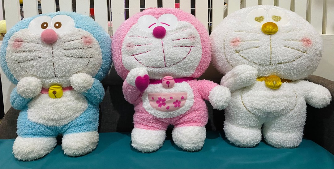 Doraemon Plushies, Hobbies & Toys, Toys & Games on Carousell