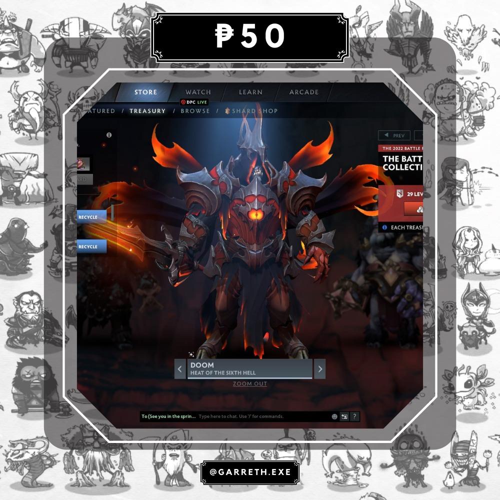 [DOTA] The Battle Pass Collection 2022 - Doom, Video Gaming, Gaming ...