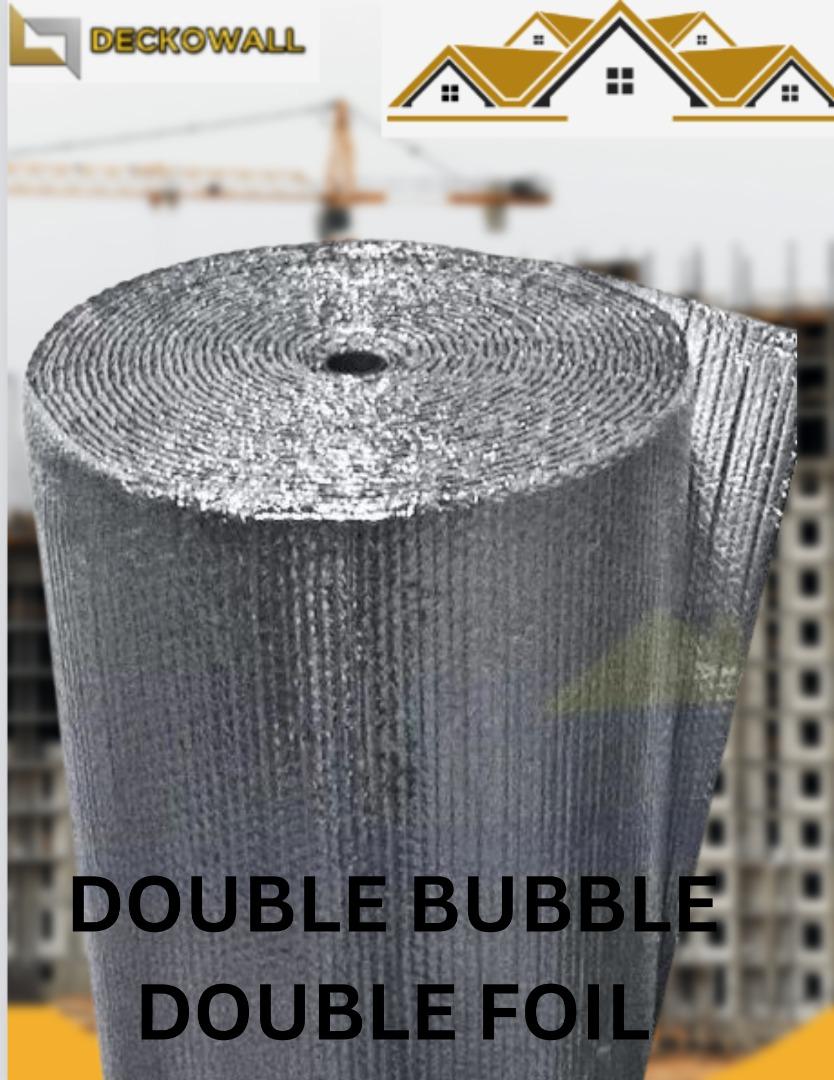 DOUBLE FOIL DOUBLE BUBBLE INSULATION, Furniture & Home Living, Home ...