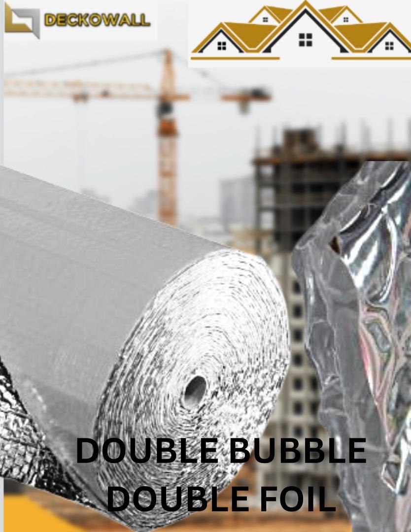 DOUBLE FOIL DOUBLE BUBBLE INSULATION, Furniture & Home Living, Home ...