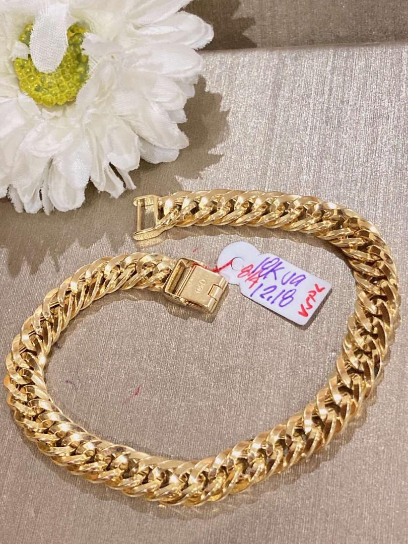 Double Lock Curb chain bracelet, Women's Fashion, Jewelry & Organizers ...