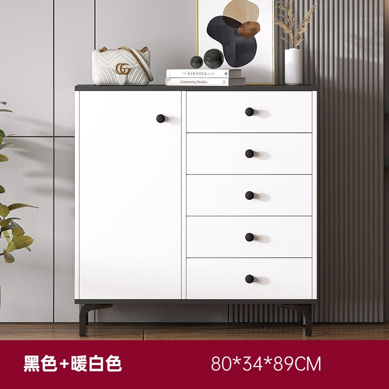 Drawer Cabinet 80CM Storage Cabinet Wood Drawer Free Installation ...