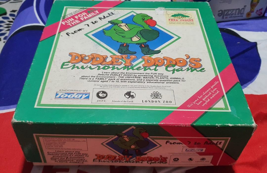 Dudley Dodo's Environment Game, Hobbies & Toys, Toys & Games on Carousell