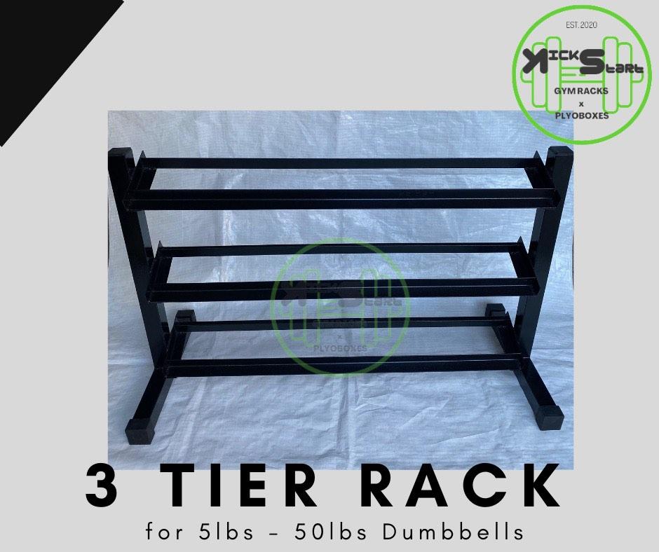 Dumbbell and Plate Racks, Sports Equipment, Exercise & Fitness, Weights ...