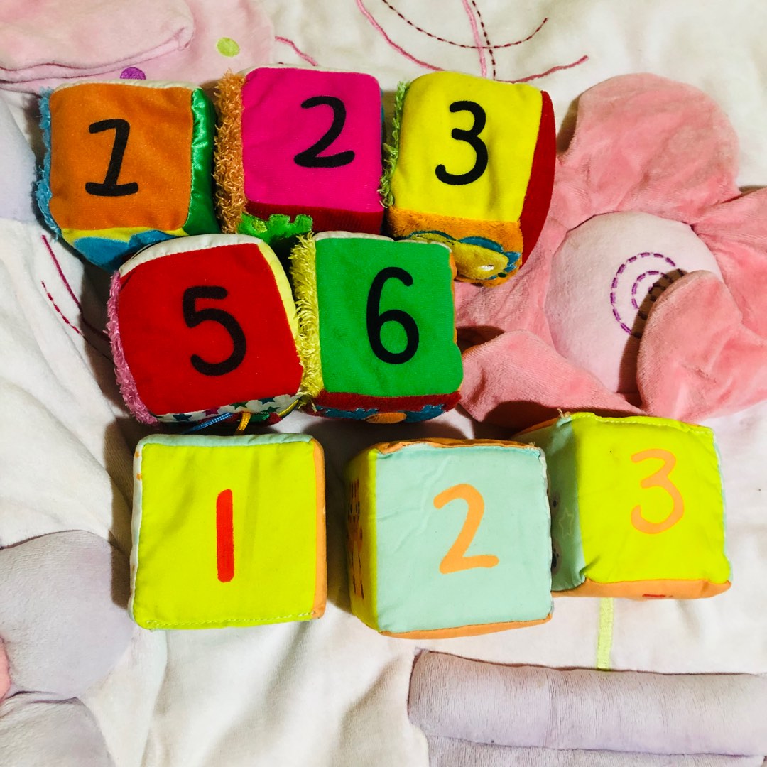 EDUCATIONAL SOFT CUBES, Babies & Kids, Infant Playtime on Carousell