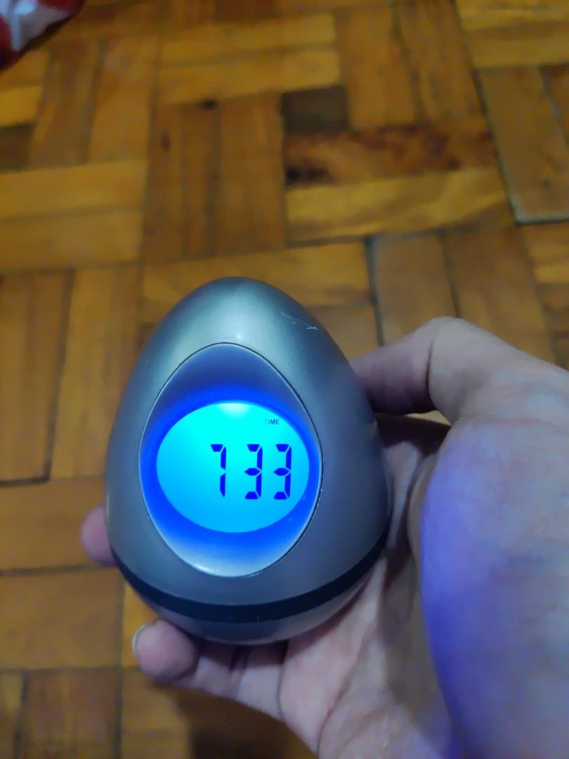 Digital Clock (Egg), Furniture & Home Living, Home Decor, Clocks on ...
