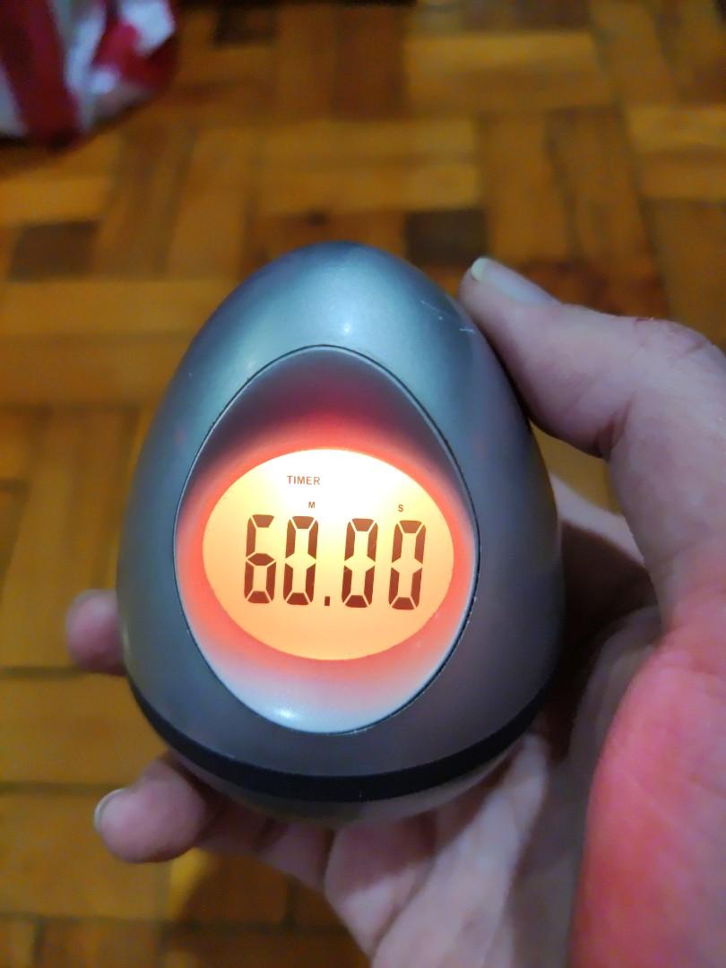 Digital Clock (Egg), Furniture & Home Living, Home Decor, Clocks on ...