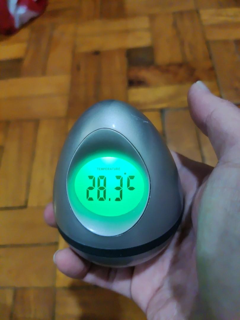 Digital Clock (Egg), Furniture & Home Living, Home Decor, Clocks on ...