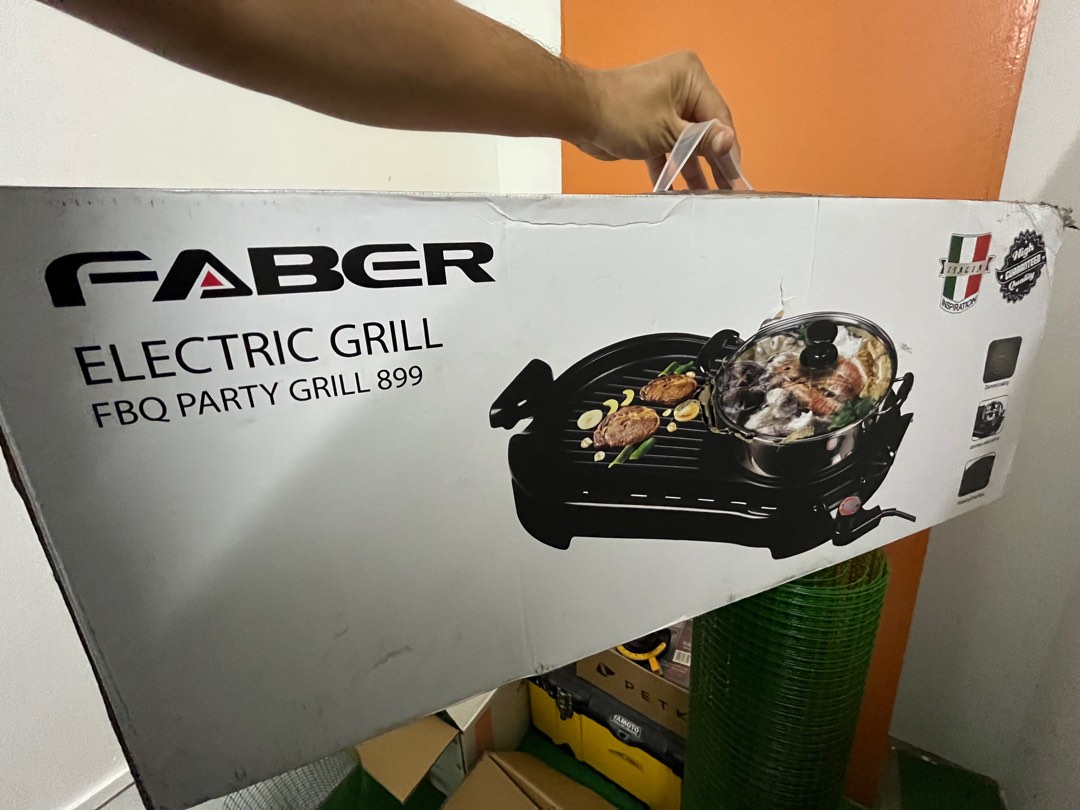 FABER BBQ GRILL FBQ899, TV & Home Appliances, Kitchen Appliances, BBQ ...