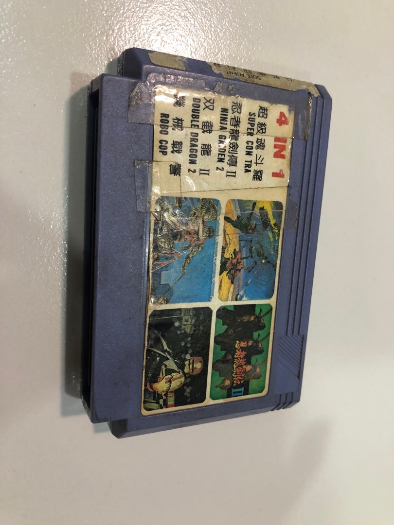 Famicom 4 in 1 games, Video Gaming, Video Games, Nintendo on Carousell
