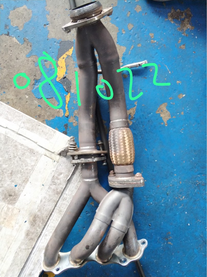 Fd2r spoon 421 header with cert, Car Accessories, Accessories on Carousell